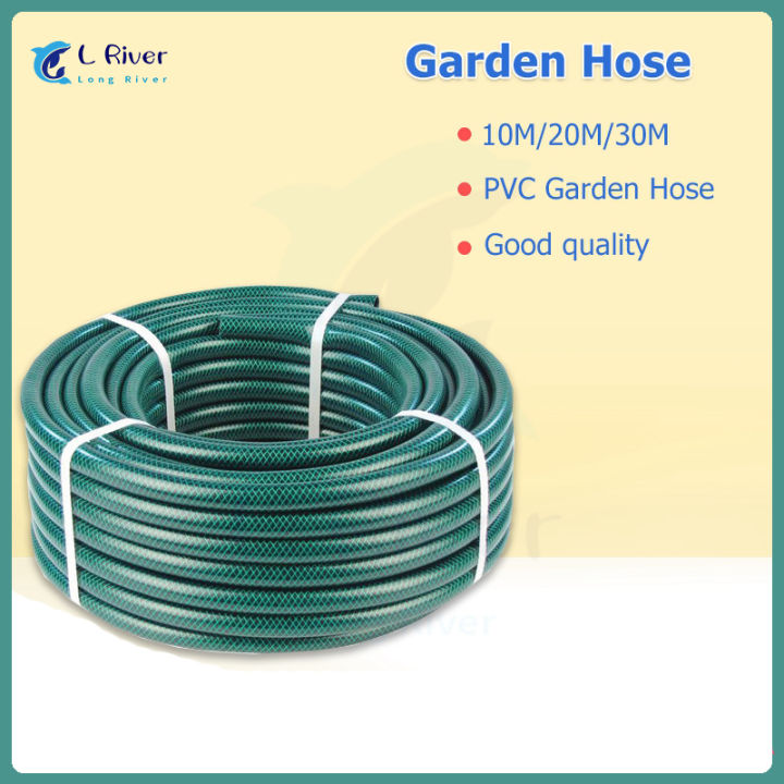 COD 10M/20M/30M PVC Garden Hose Pipe Irrigation Hose Heavy Duty PVC ...