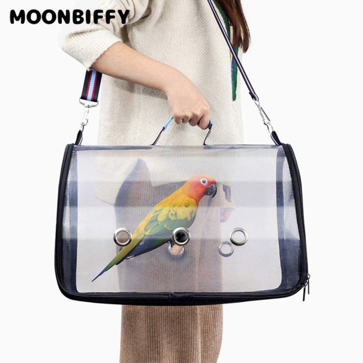 Transport Bird Carrier Cage Parrot Backpack Bag for Birds Outdoor ...