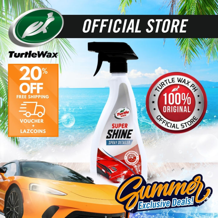 Turtle Wax Super Shine Series Spray Detailer Waterless Wash for Cars ...