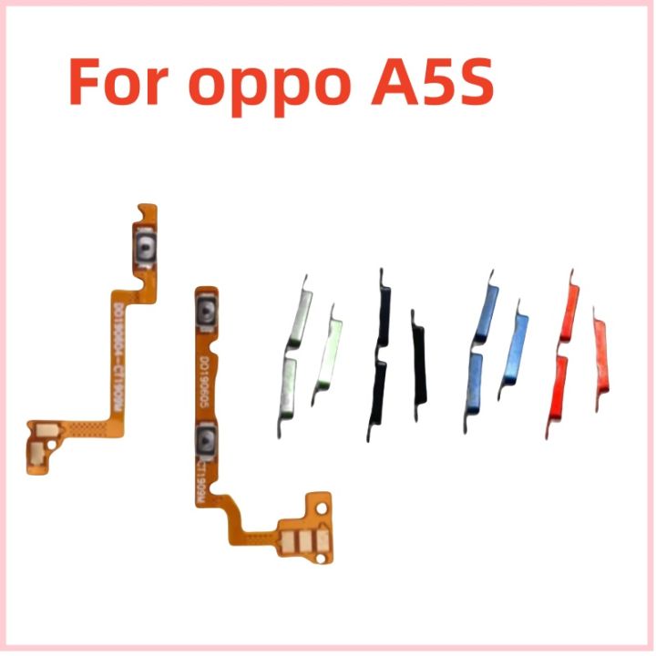 For OPPO A5s A12 New Switch Key Power On Off Volume up down Side Button ...