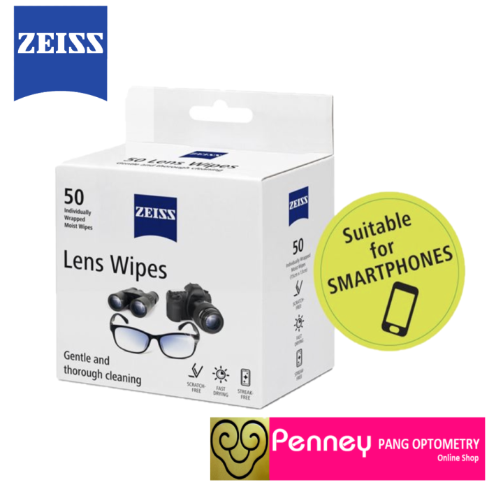 Carl Zeiss Lens Wipes & Screen Cleaner (50pcs/box) | Lazada