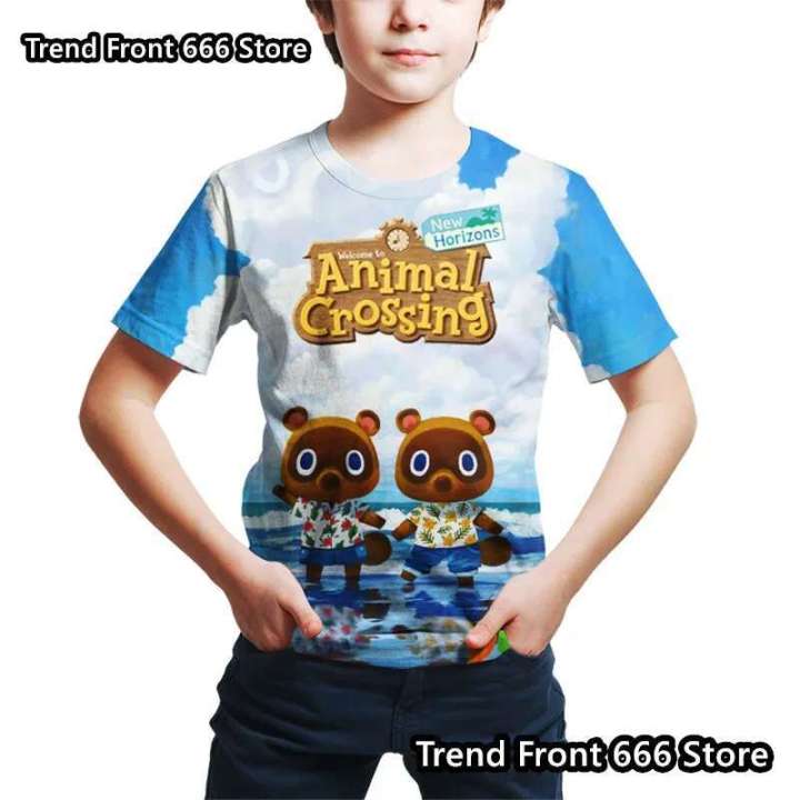 Animal Crossing 3D Prited Kids Tshirts Summer Boys and Girls Cartoon ...