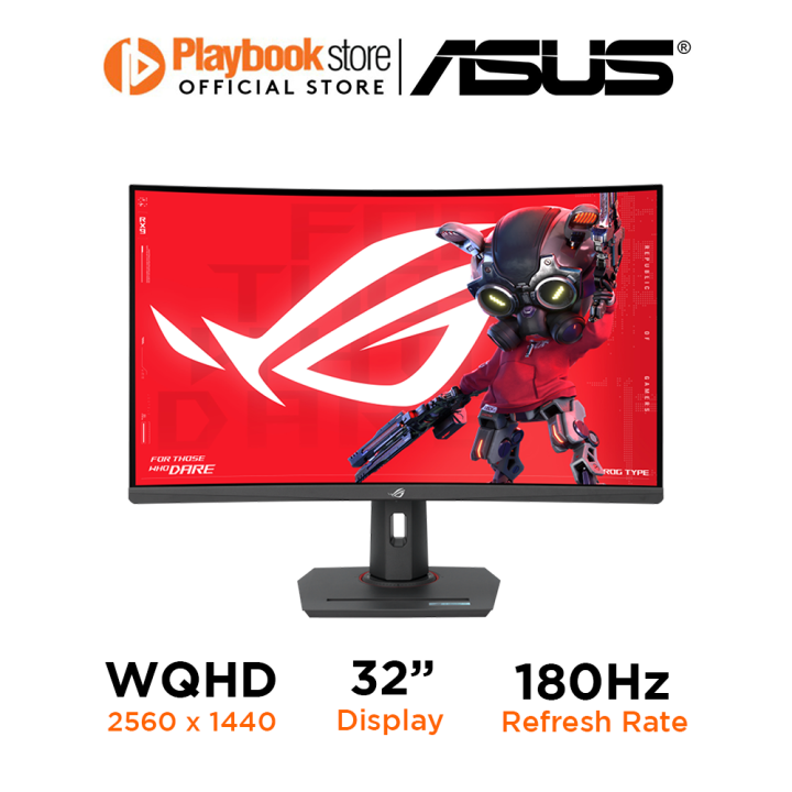 Asus ROG Strix XG32WCS 32" WQHD 180Hz 1ms Fast VA Technology HDR AMD ...