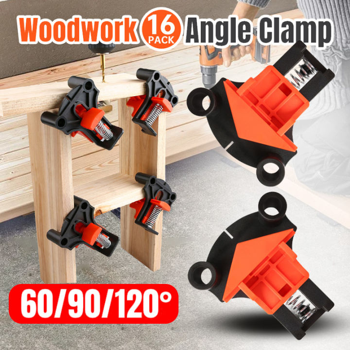 12PCS Set Carpenter Right Angle Clamp 60 90 120 Degree Right Angle ...
