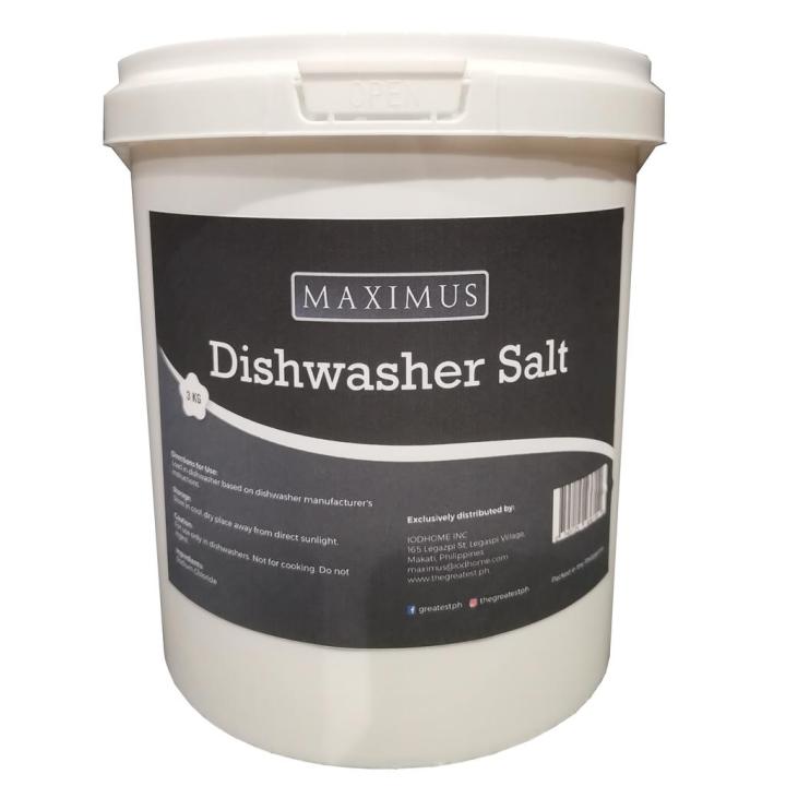 Maximus Dishwasher Salt (3 Kg) | Lazada PH
