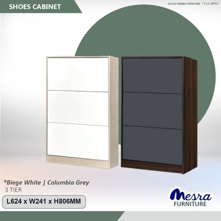 MESRA - Ikea - Almari Kasut 2 Tier Shoes Rack Cabinet / 3 Tier Shoe ...