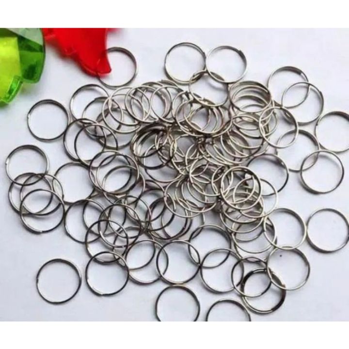 100 Gram Ring Double/Ring Pengait ukuran 7x12mm dan 7x14mm Warna Silve ...