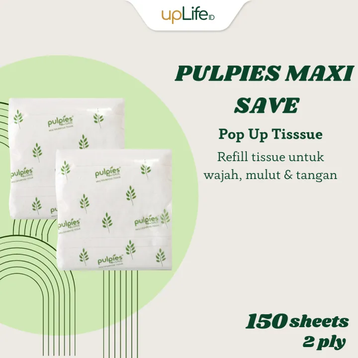 PULPIES Tissue Multipurpose Tissue Meja Makan 150 sheets 2 ply | Lazada ...