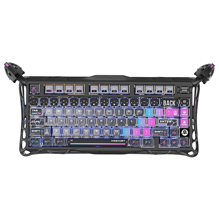 GravaStar GS K1 PRO Mechanical Keyboard, Triple Mode Connection, Gasket ...