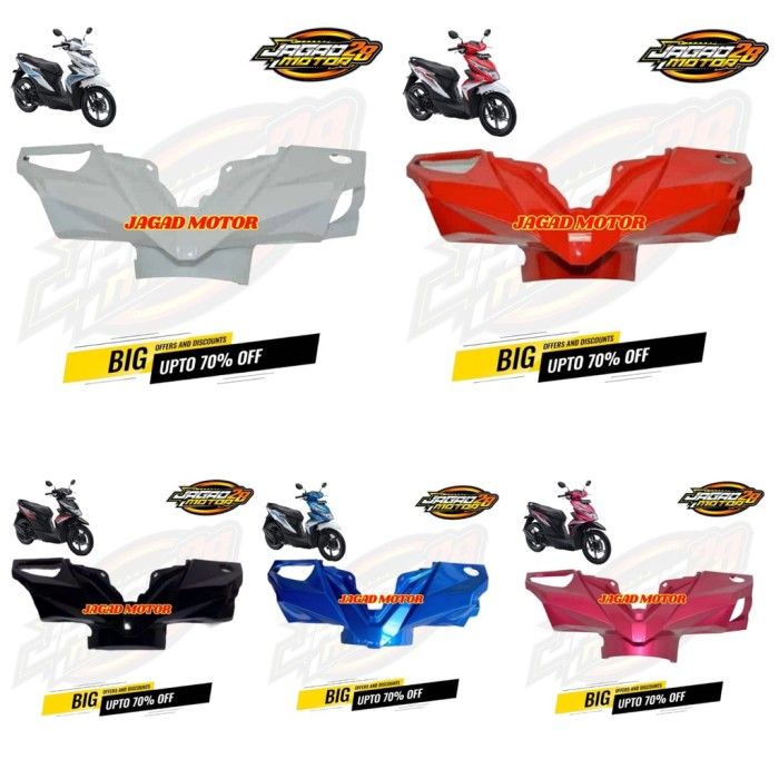 Batok Depan Honda Beat New Esp 2016 - 2019 Hitam Putih Merah Biru Pink ...