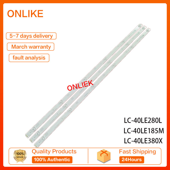 100% new Sharp LC-40LE380X LC-40LE185m light bar 40LED TV backlight LC ...