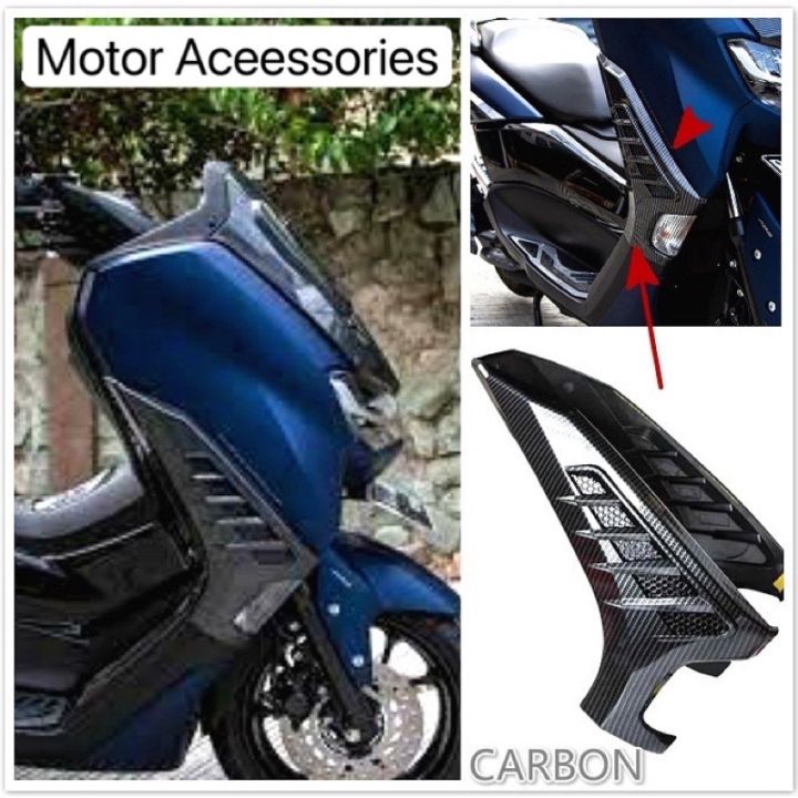 YAMAHA NMAX V2 2020 FRONT FAIRING SIDE SIGNAL COVER CARBON | Lazada
