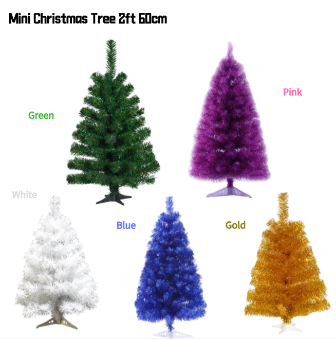 60CM Color Christmas Tree Mini Christmas Tree | Lazada PH