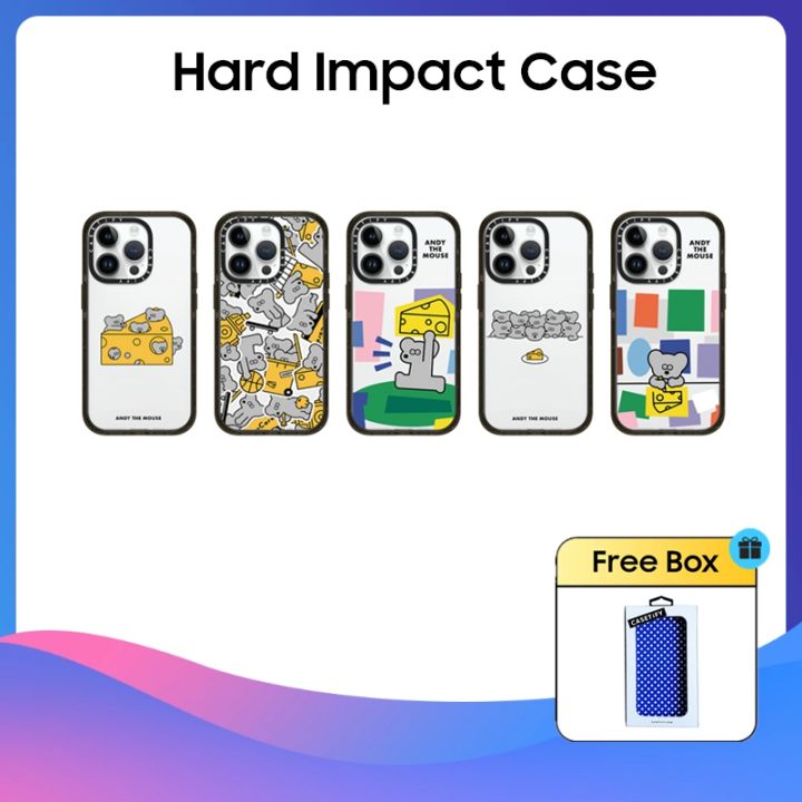 Original Casetify Cartoon Andy Mouse Cheese Hard Plastic PC Case Cover ...