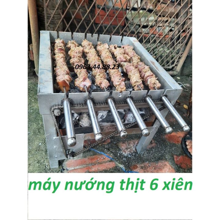 [BẾP NƯỚNG THAN HOA] Máy nướng thịt tự quay - Dùng cho hộ gia đình tặng ...