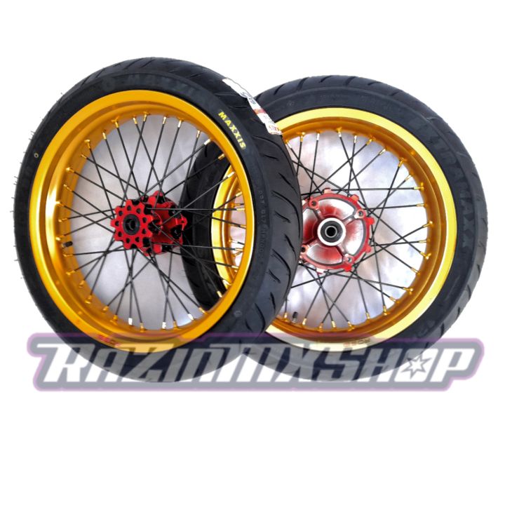 BAN SET SUPERMOTO CRF 150 L RODA SUMO CRF150L MAXXIS BARU | Lazada ...