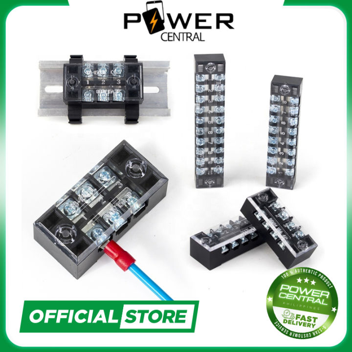 Terminal Block 600V 3 to 8 Slots 15A 25A Copper Molded Type Electrical | Lazada PH