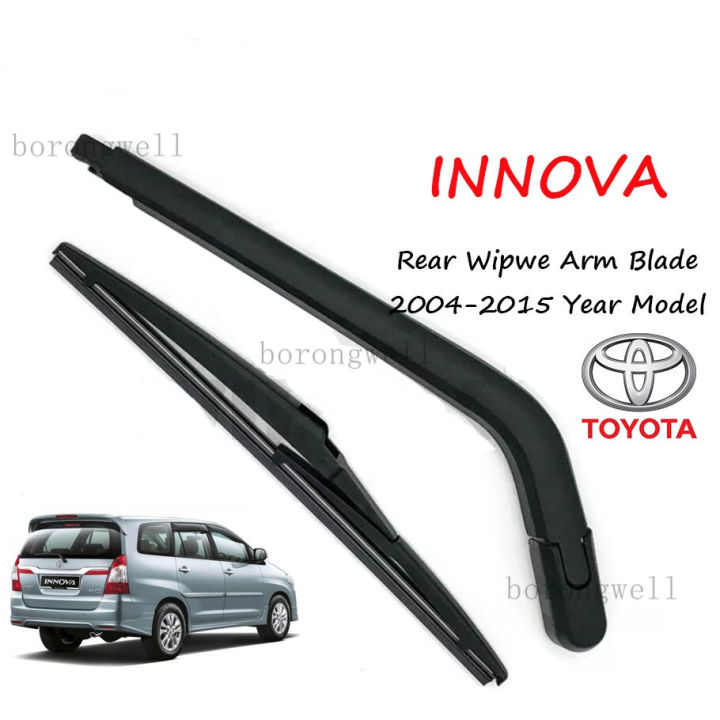 For Toyota INNOVA Rear Wiper arm Blade JAPAN Quality for 2004-2015 YEAR ...