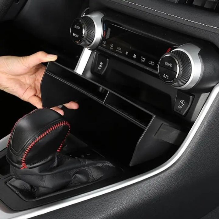 RFHE คอนโซลกลางรถถาดผู้จัดการรถกันลื่นกล่องเก็บของที่นั่งคอนโซลรถ ...