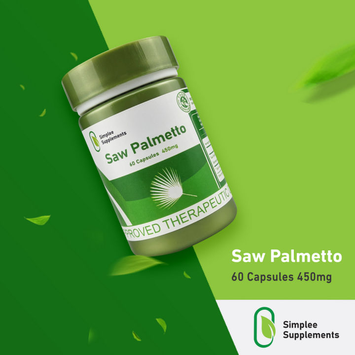 Simplee Saw Palmetto Capsule Supplements – FDA Approved | 500mg | 60 ...