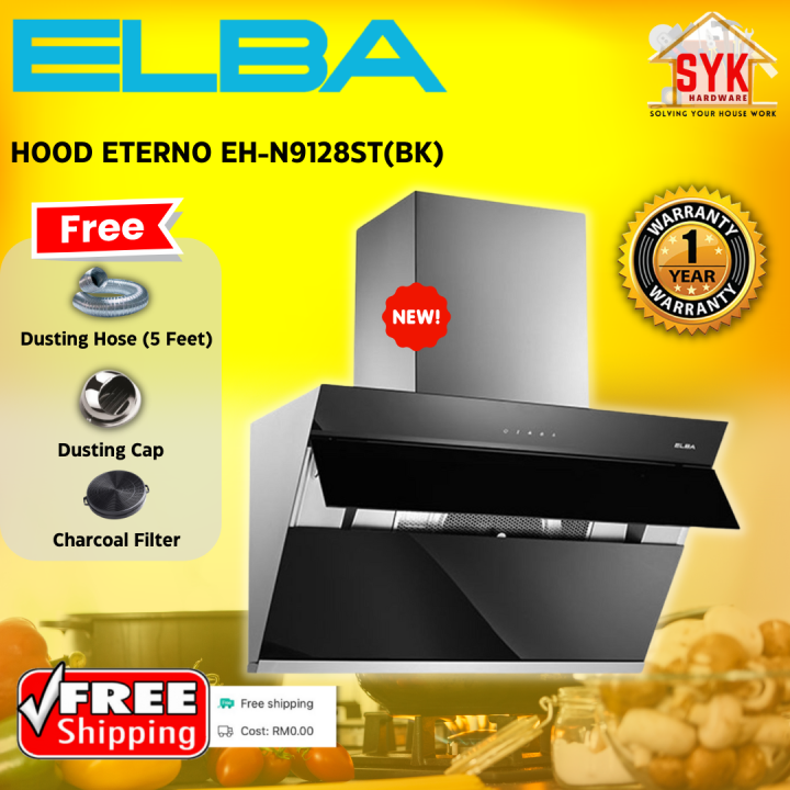 SYK Free Shipping Elba EH-N9128ST Eterno Cooking Cooker Hood Kitchen ...