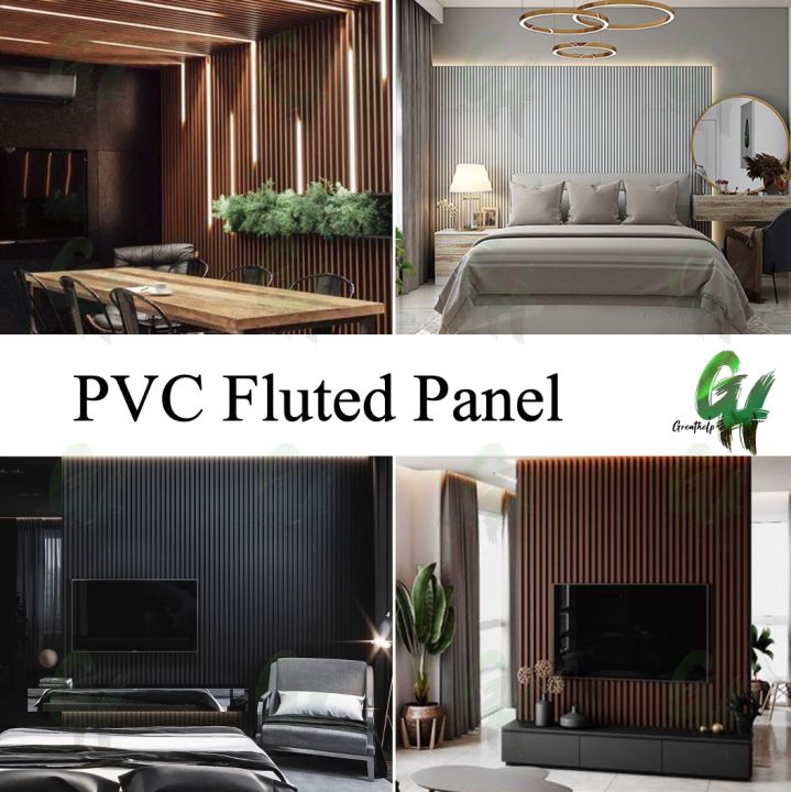 PVC Fluted Wall Panel Wall Partition Wall Decor Interior Design Wall ...