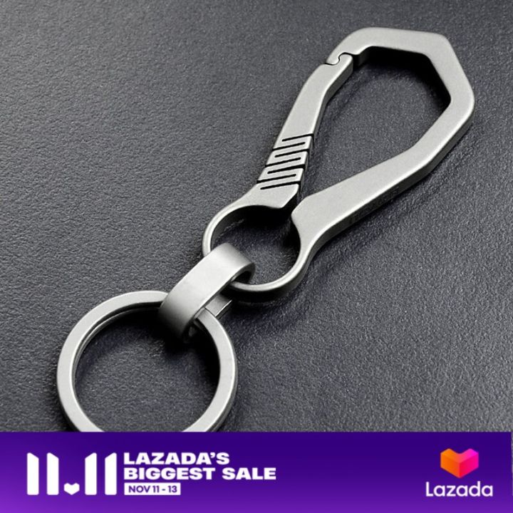 TEHE High-Quality Titanium Key Chain Luxury Men Keychain Lightweight ...