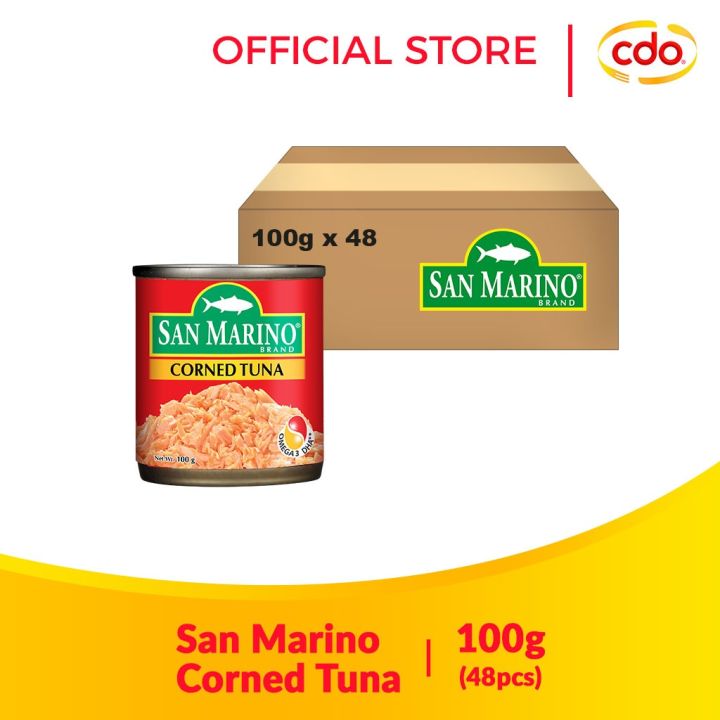 SAN MARINO Corned Tuna 100g x 48 | Lazada PH