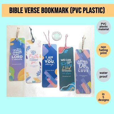 Bible Verse Bookmark PVC Card Type in 5 Designs | Lazada PH