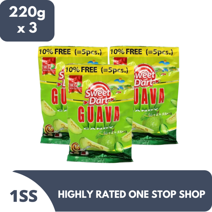 Sweet Dart Guava Candy 220g x 3 | Lazada PH