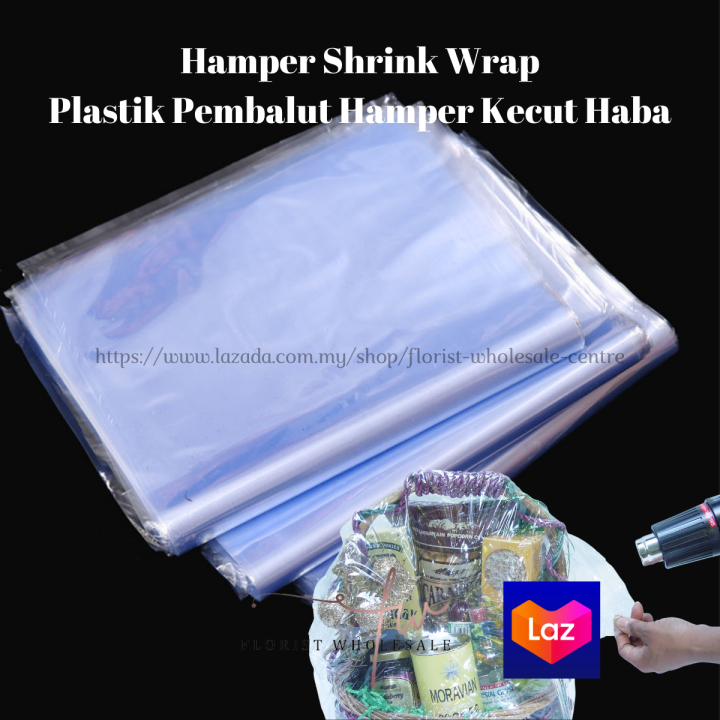 Hamper Shrink Wrap PVC / Hamper Wrapper / Pembalut Hamper Guna Hair ...
