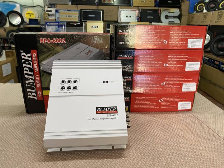 Power amplifier BUMPER รุ่น BPA-6002 2CH Class AB เครื่องเสียง | Lazada.co.th