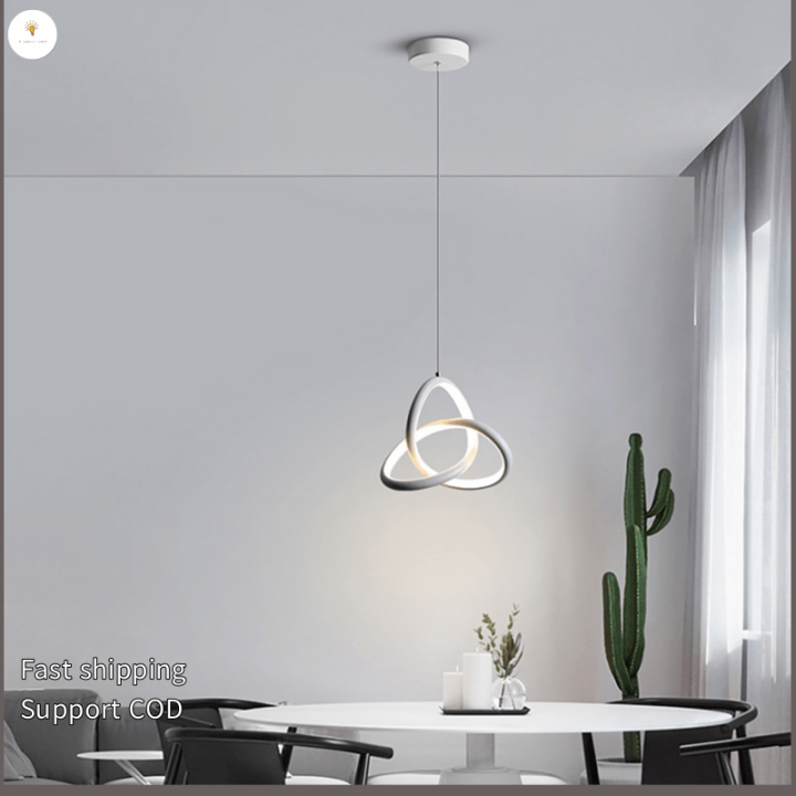 【MG】Nordic Modern Chandelier Light for Bedroom Ceiling Lamp Dining ...
