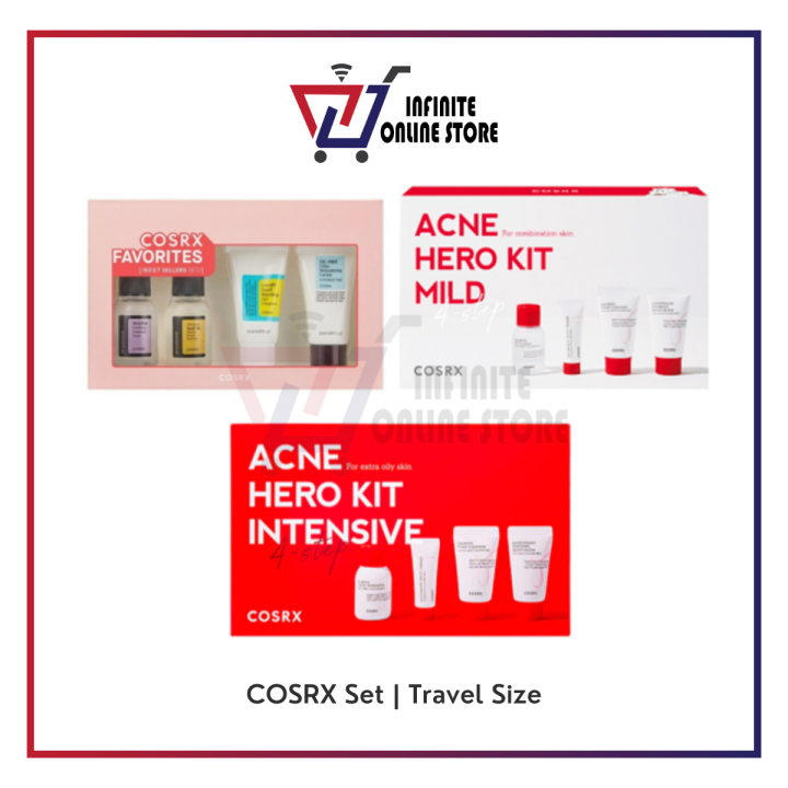 COSRX Set ( Favorites Best Seller Trial Kit / Acne Hero Kit Mild / Acne ...