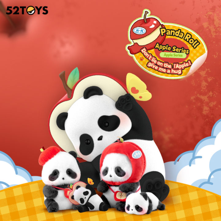 52TOYS PANDA ROLL Limited Edition Small-minded Panda with Apple Hat ...