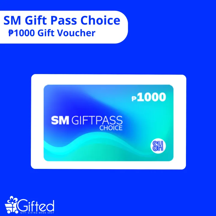 SM Gift Pass Choice PHP 1000 Gift Voucher | Lazada PH