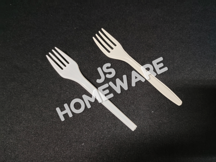 5" Tea spoon / Fork (50pcs+-) / Disposable Plastic Cutlery / Small Fork ...