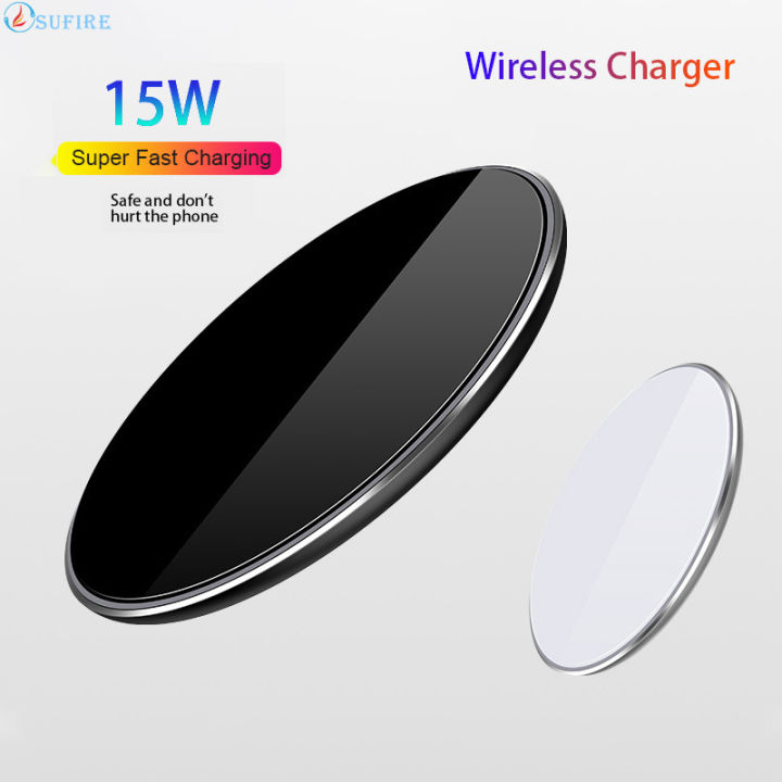 15W Qi Wireless Charger Fast Wirless Charging for Mobile Phone Android ...
