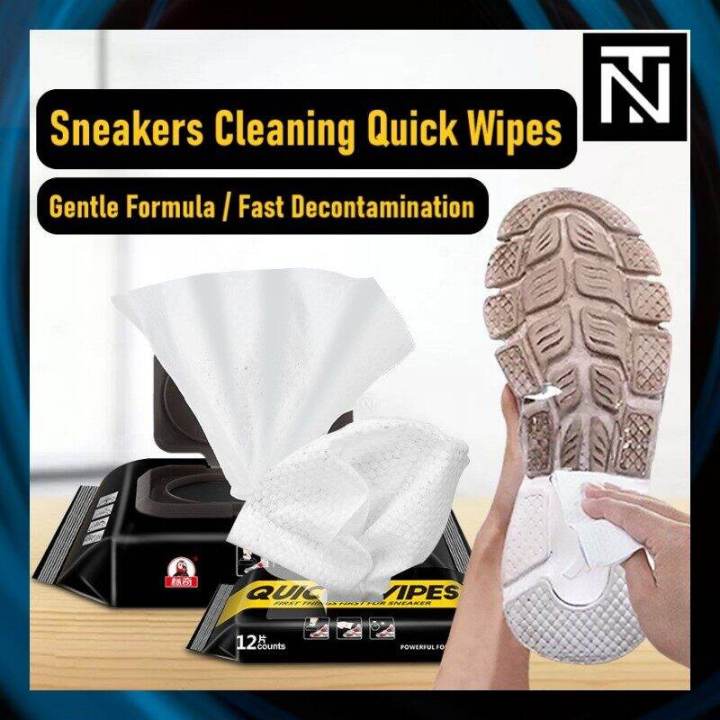 Sneakers Cleaning Quick Wipes Shoes Wet Wipes Shoes Care Cleaning | Lazada