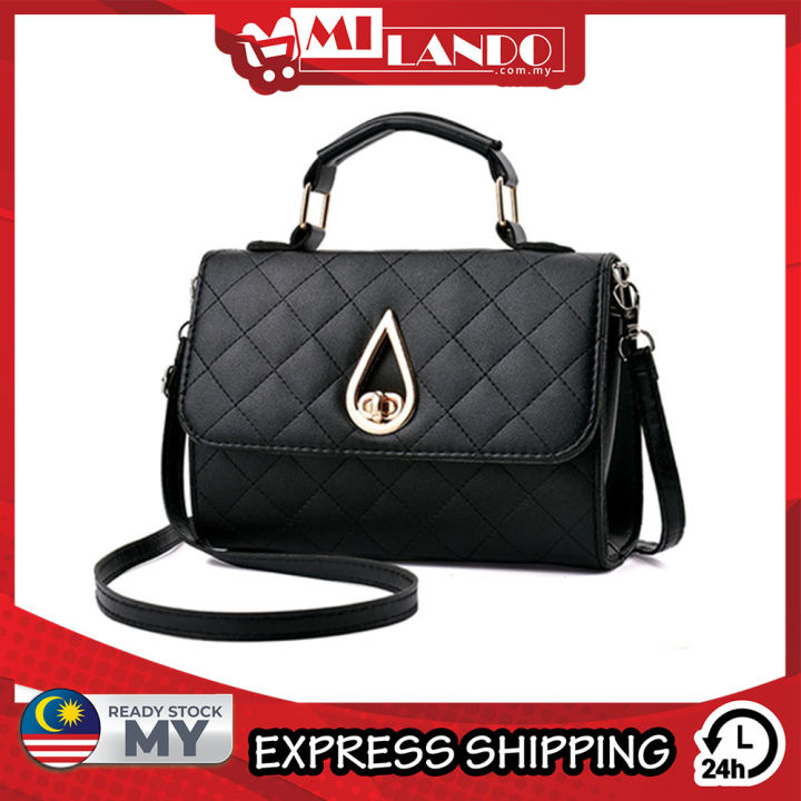 MILANDO Women Ladies Elegant Design PU Leather Dinner Handbag Cross ...