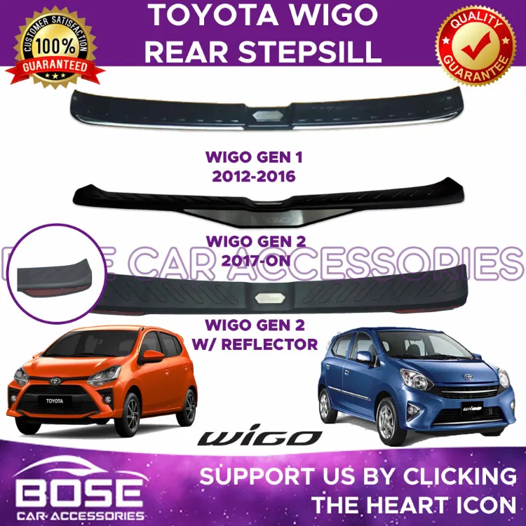 TOYOTA WIGO REAR BUMPER COVER CHOOSE YOUR YEAR MODEL ! Toyota Wigo Gen ...