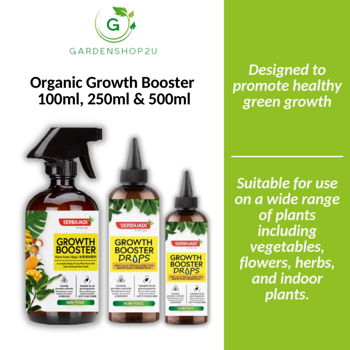 Growth Booster | Organic Growth Spray Fertiliser | Ready-to-Use ...