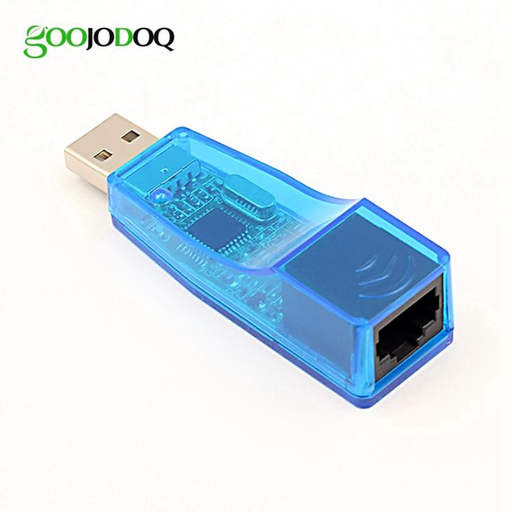 GOOJODOQ External USB Ethernet Adapter USB 2.0 to RJ45 Ethernet Wired ...