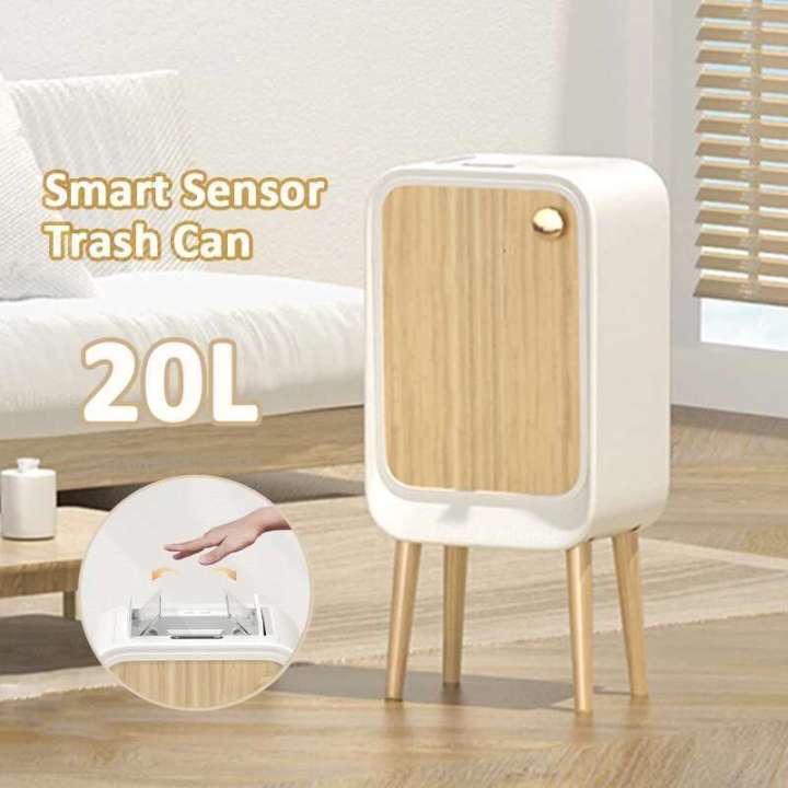 20 liters Wastebasket Smart Trash Can 20L with High Leg Automatic ...