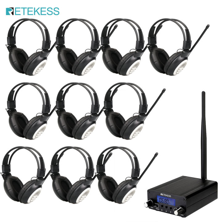 Retekess TR508 Wireless FM Broadcast Transmitter, Mini Radio Stereo ...
