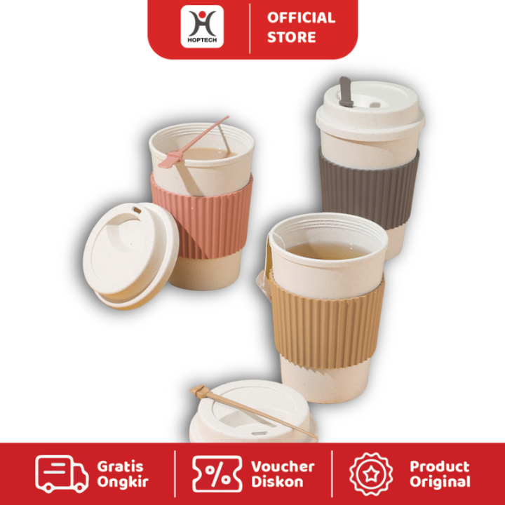 Wheat Straw Mug Kopi / Mug Praktis / Mug Minuman Dingin / Mug Minuman ...