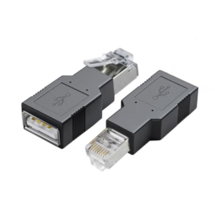 RJ45 to USB Ethernet Adapter 2 Pack for Computers for Routers Network ...