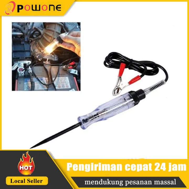 6-24V DC Car Truck Voltage Circuit Tester Car Test VoltMet Long Probe ...