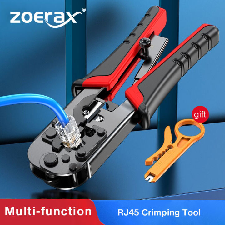 ZoeRax RJ45 Crimping Tool RJ45 Network Cutting Tools 8P RJ45 Crimper ...