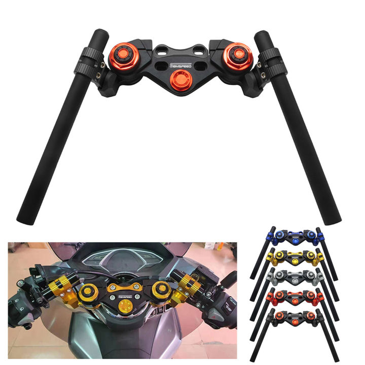 SEMSPEED Motorcycle Handlebar Handle Bar Fork For Honda PCX 160 150 125 2012-2022 2023 2024 ...